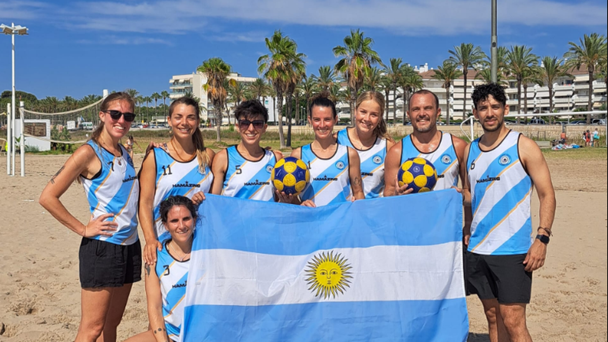 Argentina se presenta en el Mundial de Beach Korfball, el único deporte ...